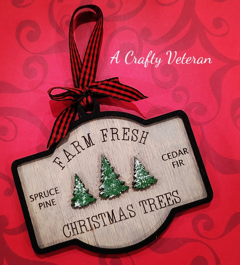 Farm Fresh Trees Ornament – ACraftyVeteran